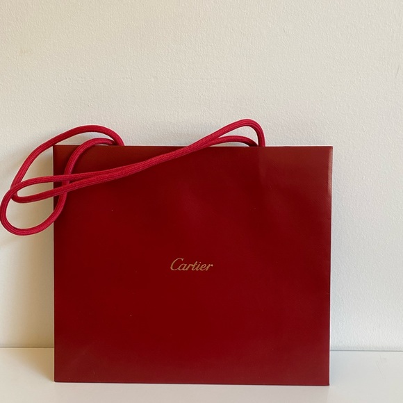 Cartier | Storage & Organization | Cartier Shopping Bag | Poshmark